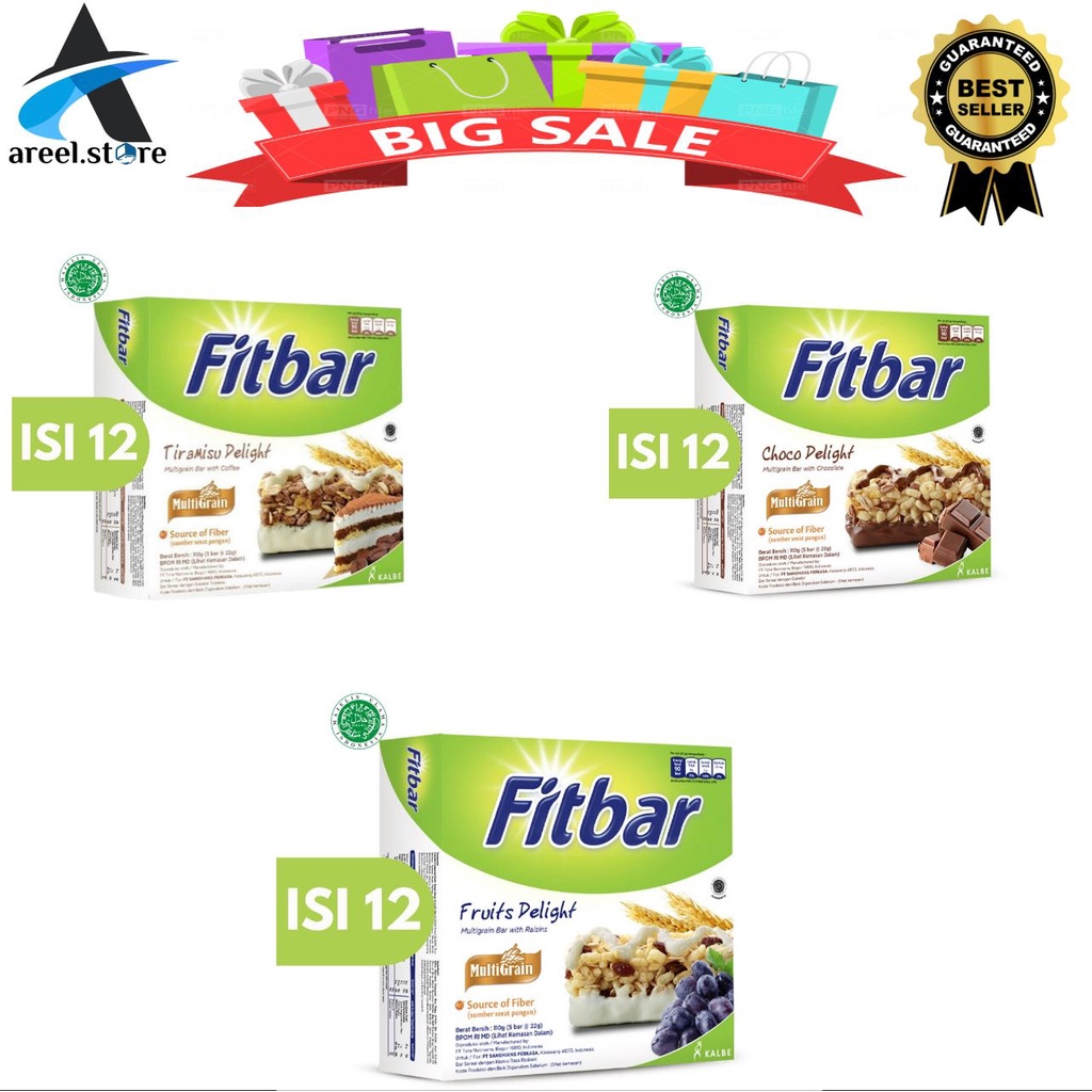 Jual Fitbar Snack Sehat isi 12pc 1box rasa coklat, fruits, nuts | Shopee Indonesia