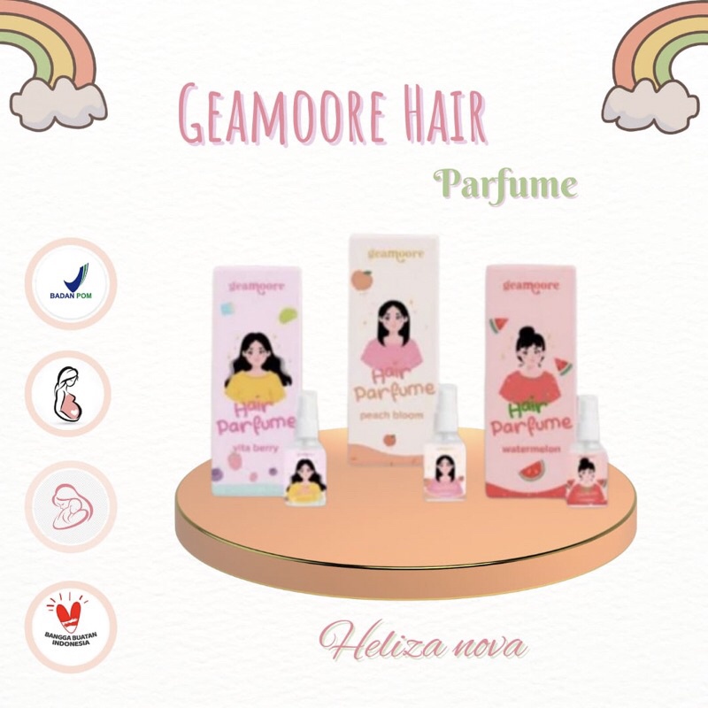 Jual Geamoore Hair Parfume Spray 30ml | Shopee Indonesia