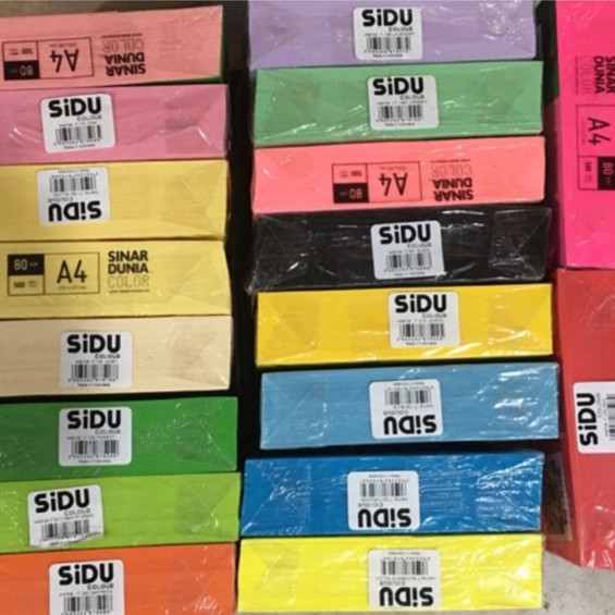 Jual (1 RIM 500 lembar) Kertas HVS Warna Kertas Spectra Warna Kertas ...