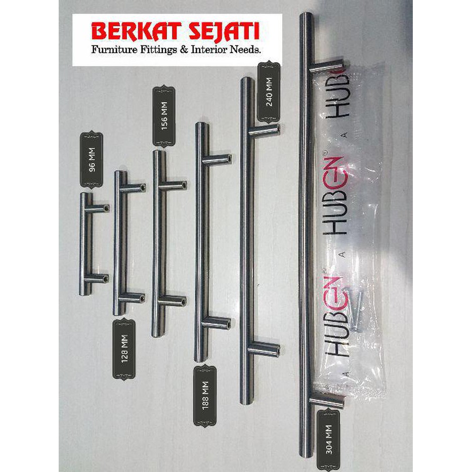 Jual TPS-10 (304mm) Handle Tarikan Laci Lemari Kabinet Pipa Stainless ...