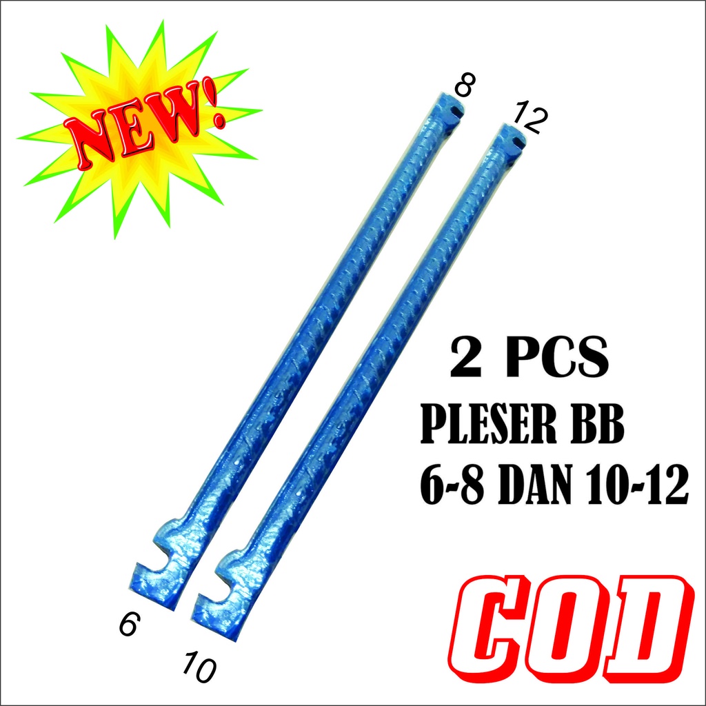 Jual grosir 2 pcs pleser 6-8 10-12 bolak balik bagus plesir plisir alat ...