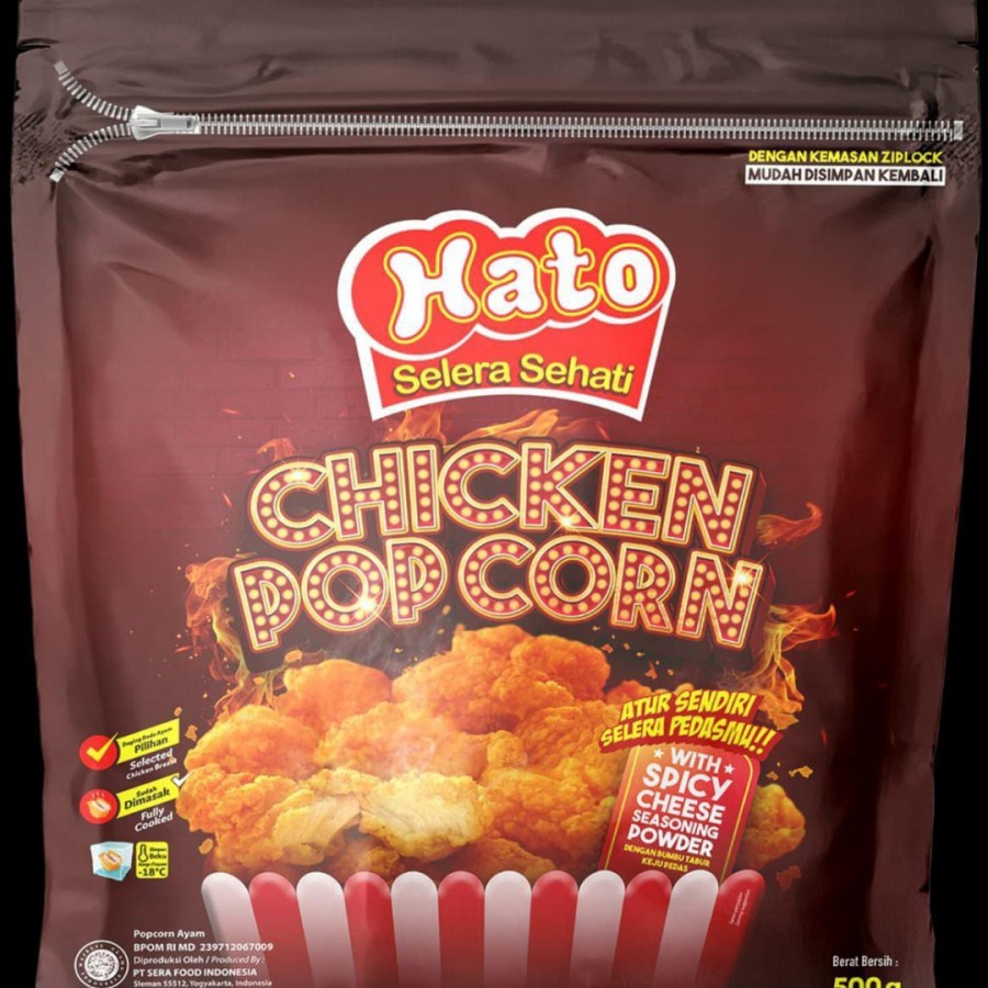 Jual HATO CHICKEN POPCORN 500 GR HALAL | Shopee Indonesia