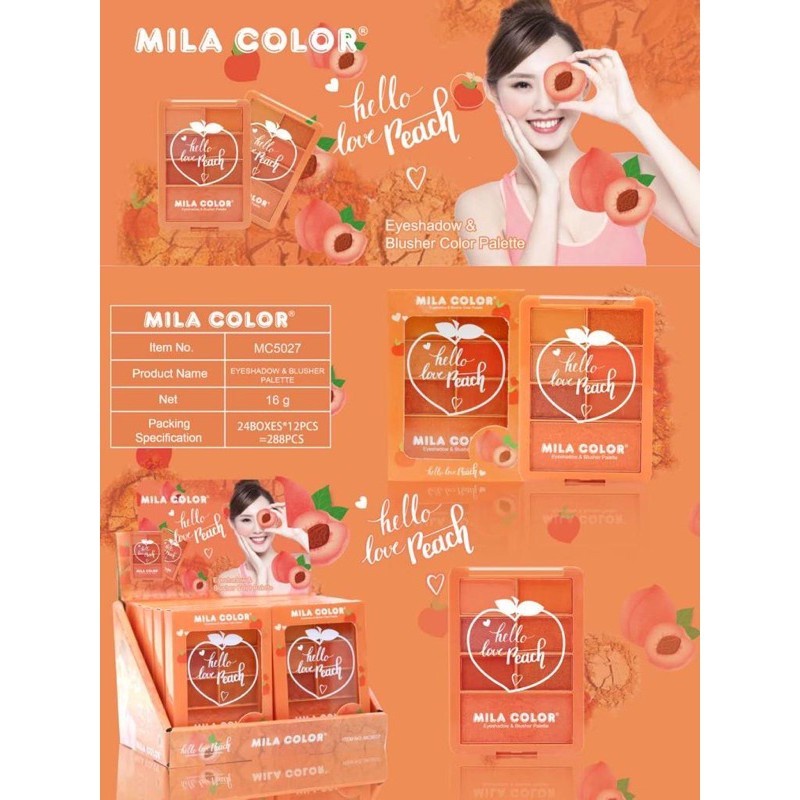 Jual Mila Color Eyeshadow & Blusher 5027( per pcs ) | Shopee Indonesia
