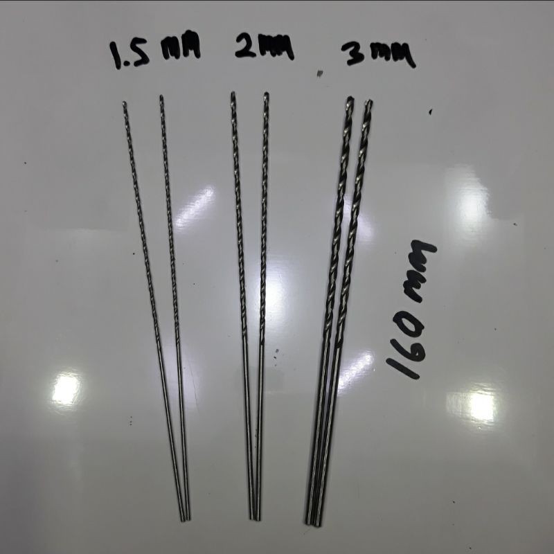 Jual 1 pcs Mata bor 3mm panjang 16 cm | Shopee Indonesia