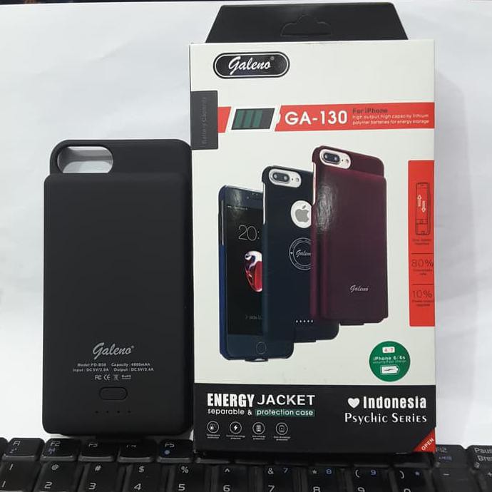 Jual POWER CASE GALENO ENERGY JACKET GA-130 IPHONE 6+/7/8 dan 8 ...