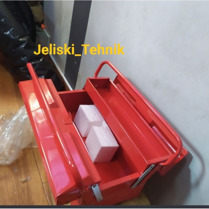 Jual Tool box besi 2 susun tempat perkakas | Shopee Indonesia