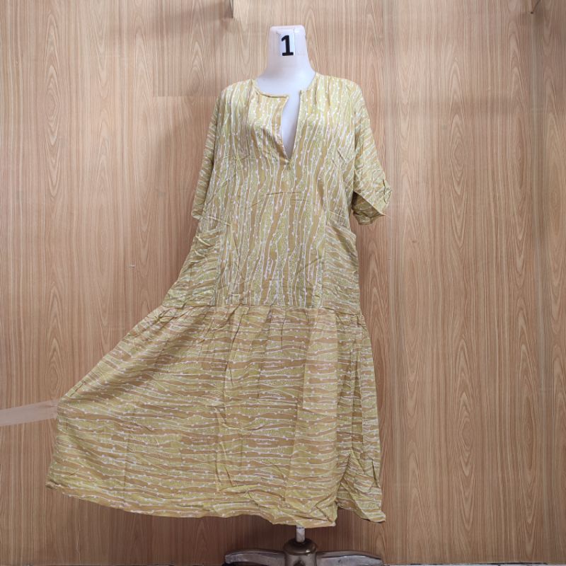 Jual BATIK HUZA Daster Ermina Resleting (HN), daster cantik kekinian ...