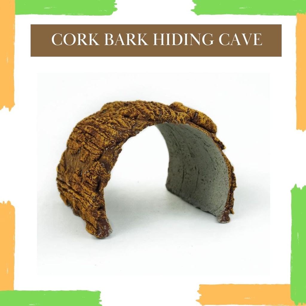 Jual Cork Bark Hiding Cave Kayu Tempat Sembunyi Reptile | Gecko | Ular ...