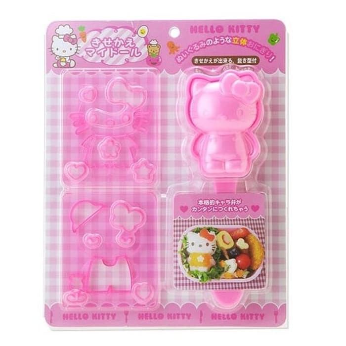 Jual Cetakan Nasi Rice Sushi Mold Bento Tools Nori Seaweed Cutter ...