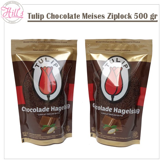 Jual TULIP MEISES COKELAT 500 GR ( KEMASAN ZIPLOCK ) / MESES HAGELSLAG ...