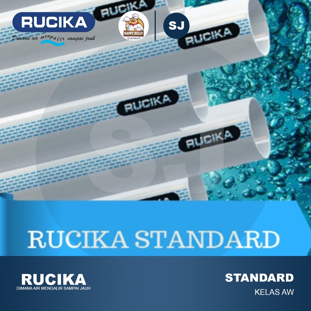 Jual PIPA PVC RUCIKA AW 2 1/2" PIPA PARALON PRALON 2 1/2 INCH per meter ...