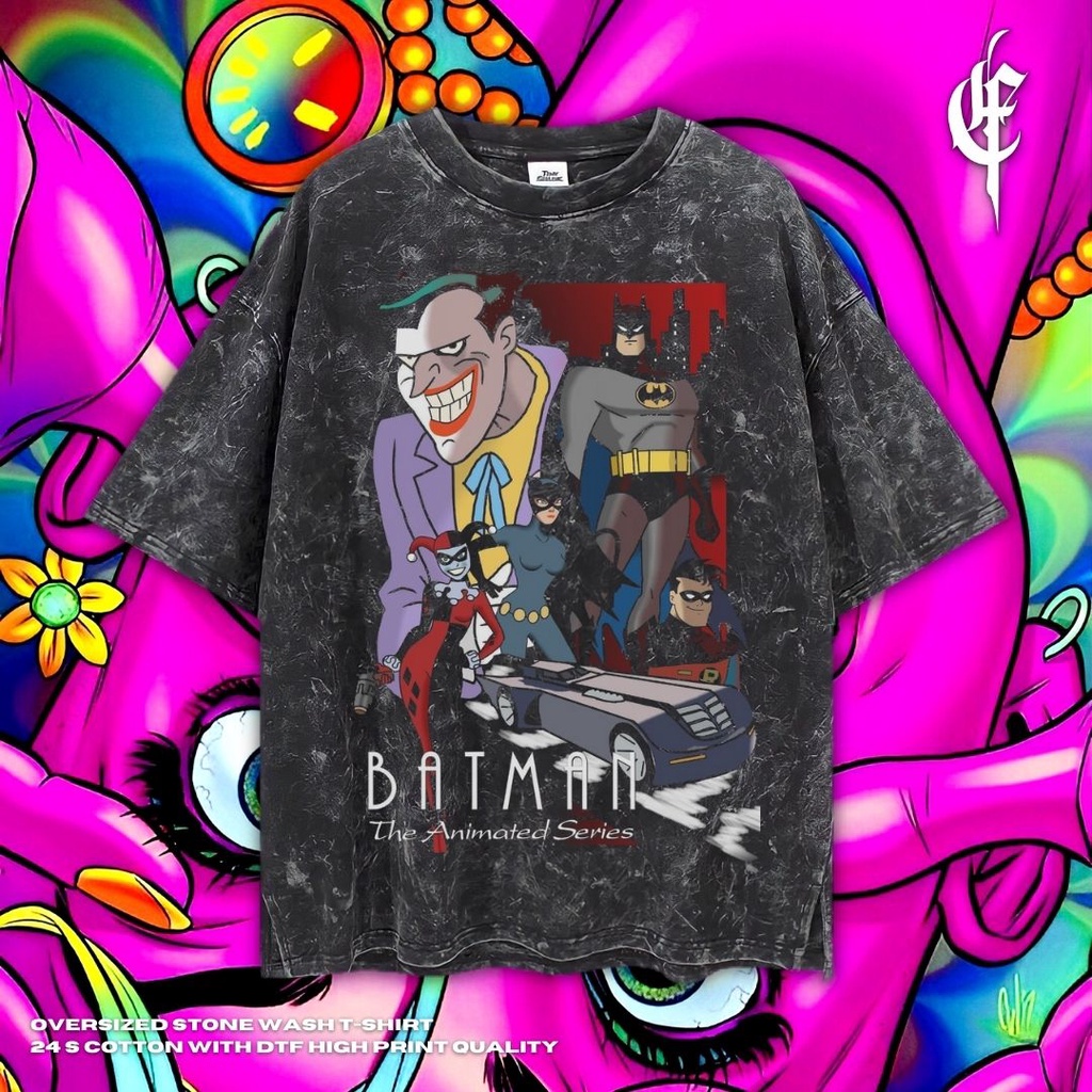 Jual Psycho Crucify "Batman The Animated Series" Oversized T-Shirt ...