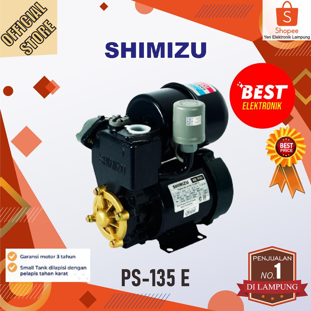 Jual Pompa Air SHIMIZU PS 135 E Pompa Air Listrik Otomatis Dangkal 1 ...