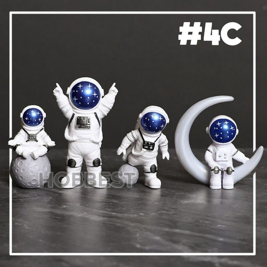 Jual Action Figure THE ASTRONAUT Set - Miniatur Topper Kue Pajangan ...