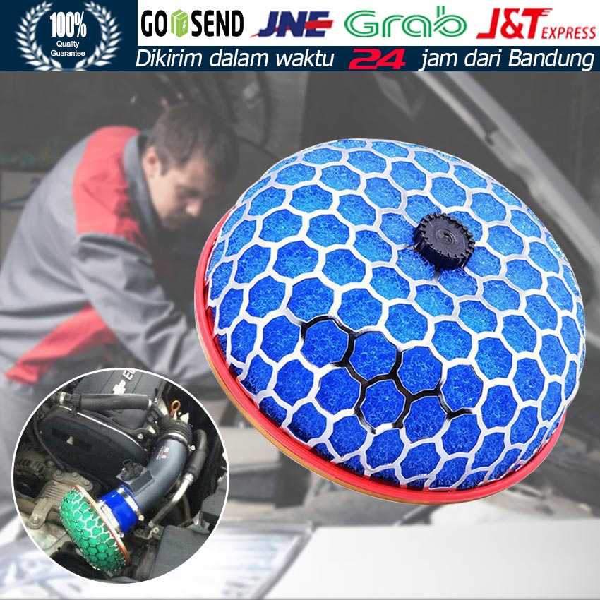 Jual Intake Open Filter Saringan Udara Racing Simota Biru Air Filter ...