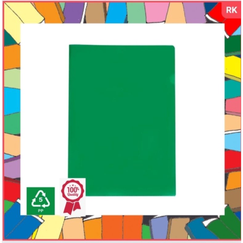 Jual Map Transparan Folder File Letter A4 0.11 mm Hijau 2242 | Shopee ...