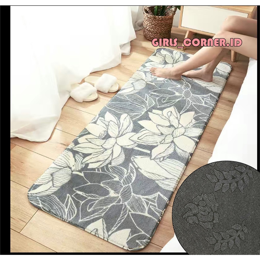 Jual KESET PANJANG MODERN BULU HALUS MINIMALIS LEMBUT40X120 ANTI SLIP ...