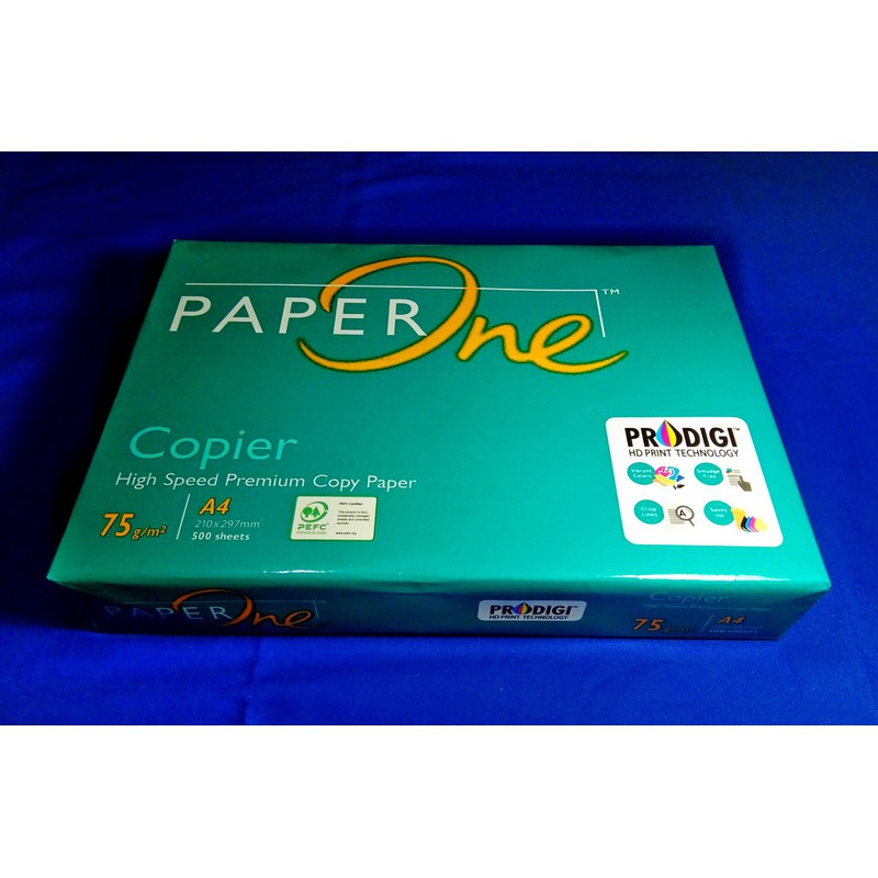 Jual PaperOne A4 75 gr ( 1 Rim - 500 Lembar ) | Shopee Indonesia