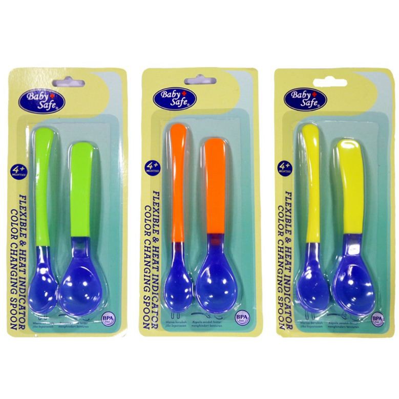Jual Castle - Baby Safe Flexible & Heat Indicator Color Changing Spoon ...