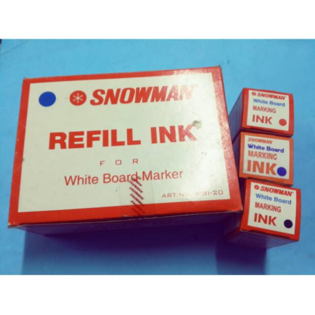 Jual REFILL REFIL ISI ULANG TINTA SPIDOL PAPAN TULIS WHITEBOARD WHITE ...