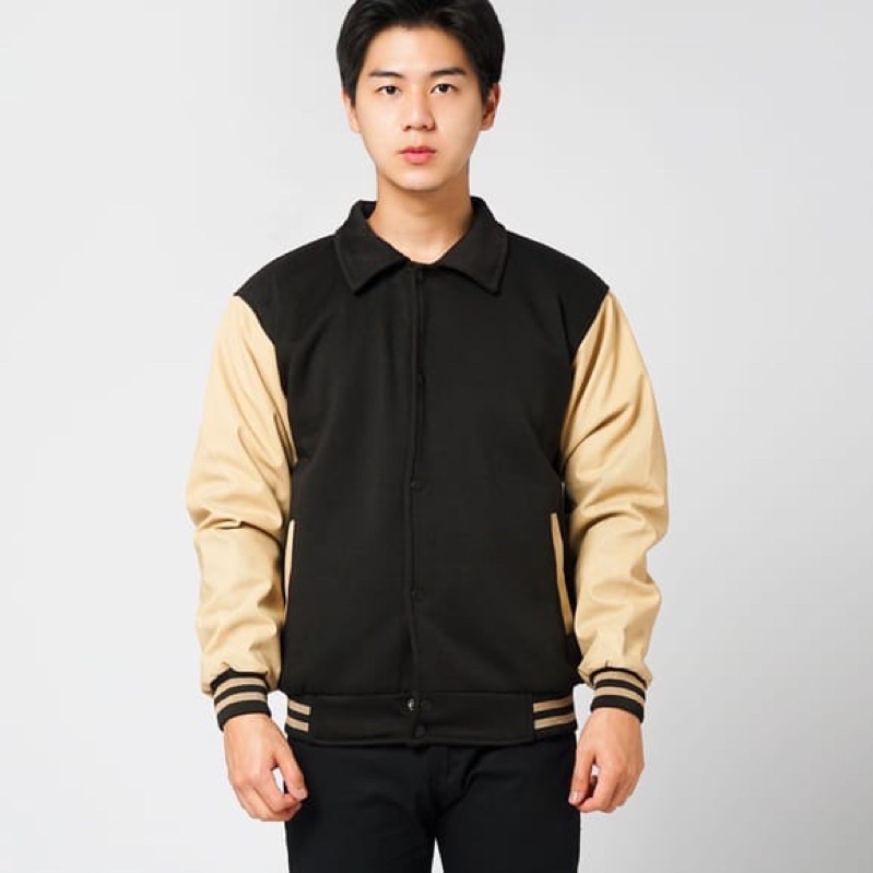 Jual BANNIE BOMBER VARSITY COLLAR / JAKET BOMBER VARSITY PREMIUM ...