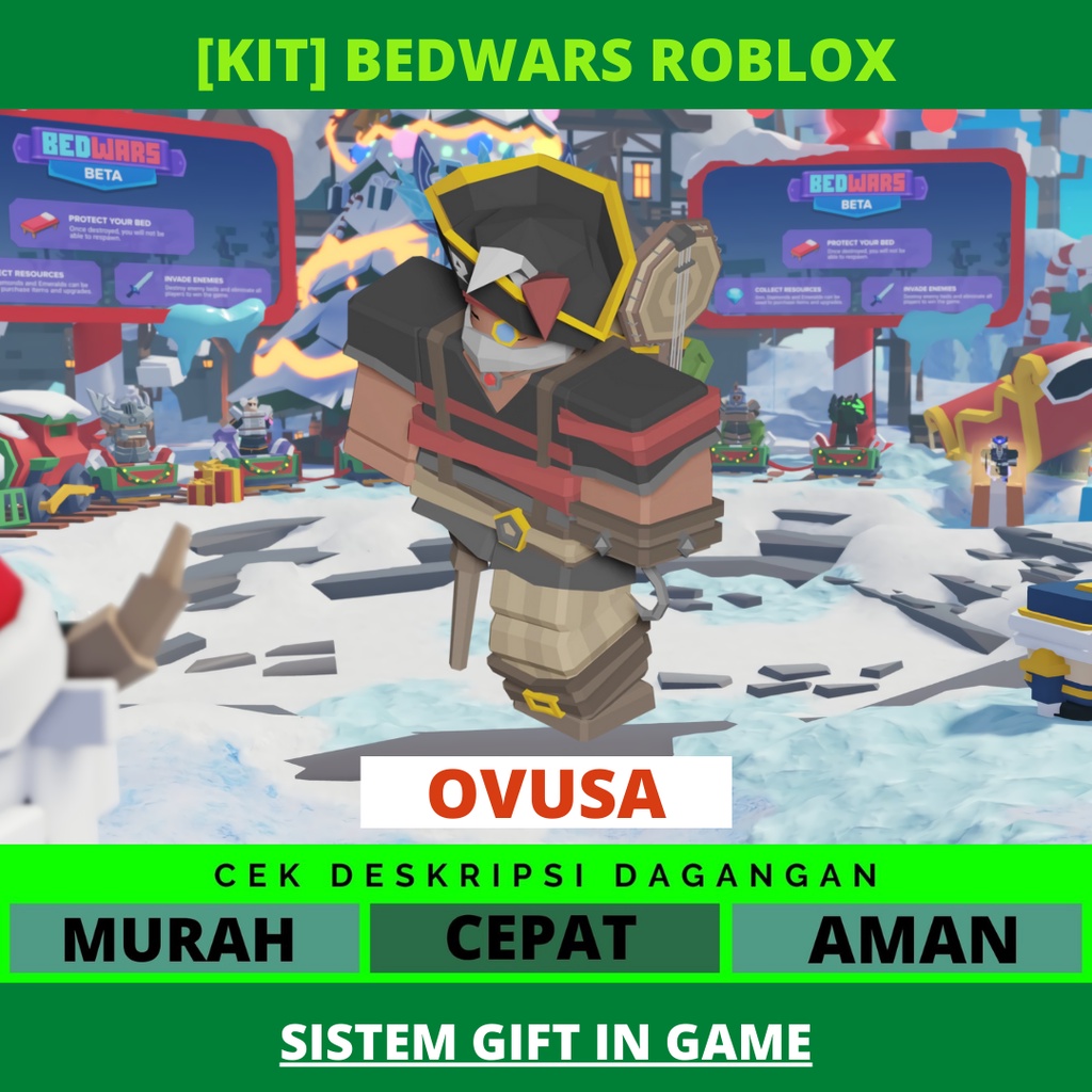 Jual Roblox Bedwars Battlepass Season 4 & Kit Trinity Freiya Axolotl ...