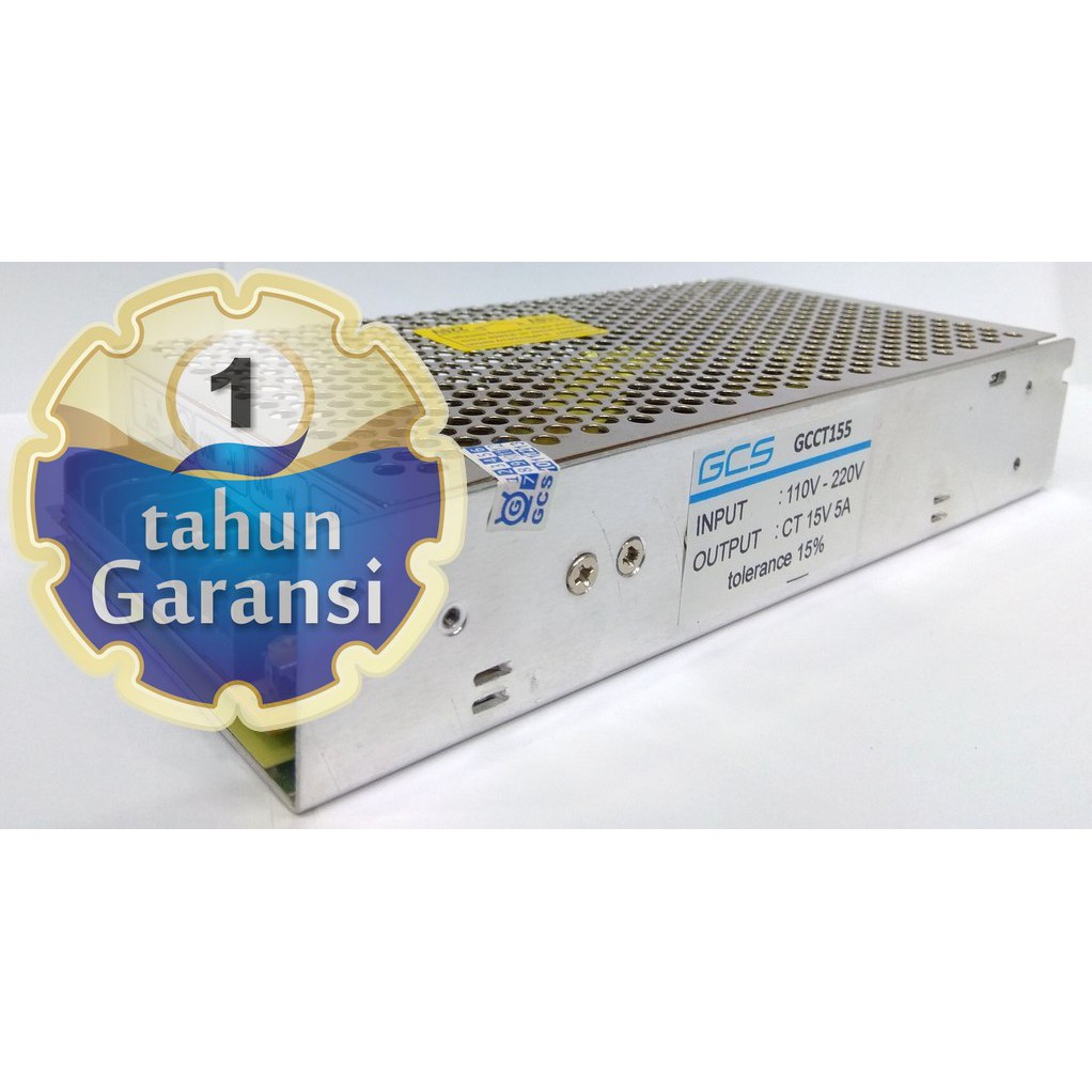 Jual GCS Power Supply CT 15V 5A | Shopee Indonesia