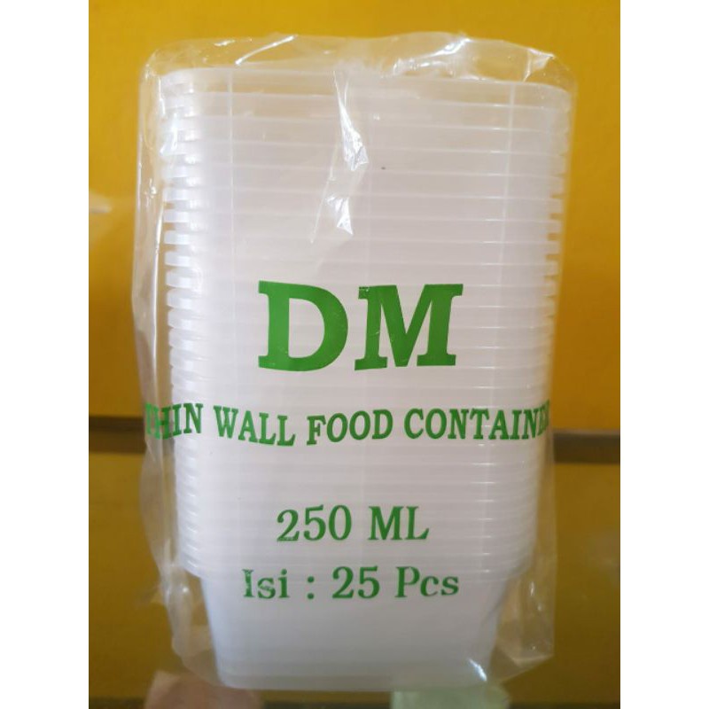 Jual Container DM Thinwall 250 ml | Shopee Indonesia