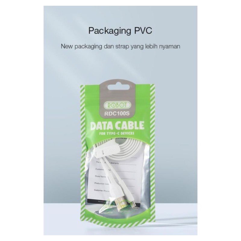 Jual Kabel Data Robot RDC100 Type c Kabel Charger Casan Robot RDC100 ...