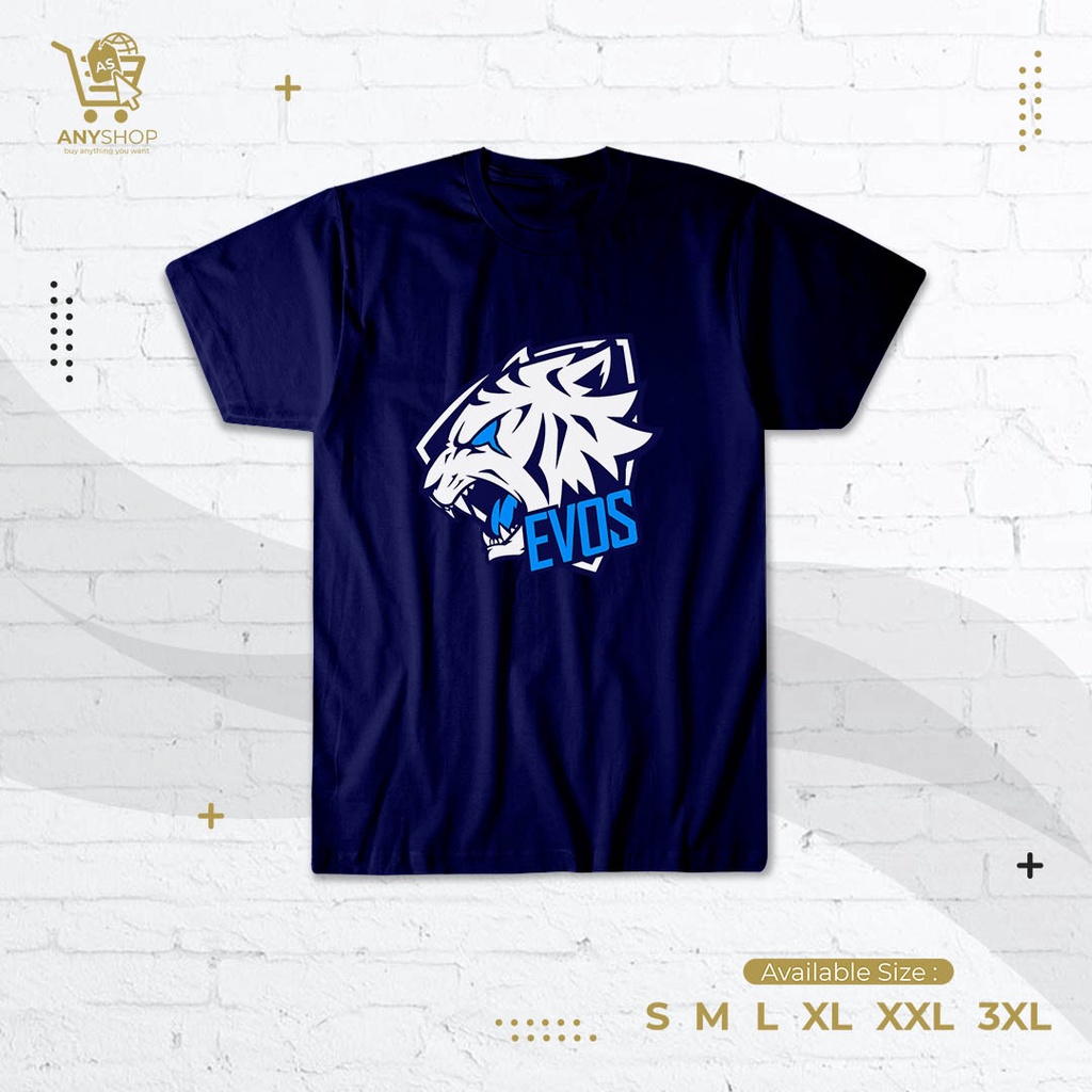 Jual Kaos Baju EVOS Esports Gaming Squad Kaos Game Gaming | Shopee ...