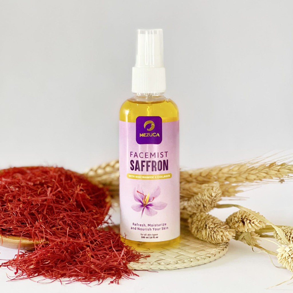 Jual Safron Face Mist 100ml Spray Dengan Zamzam Mask Water Asli 100% ...