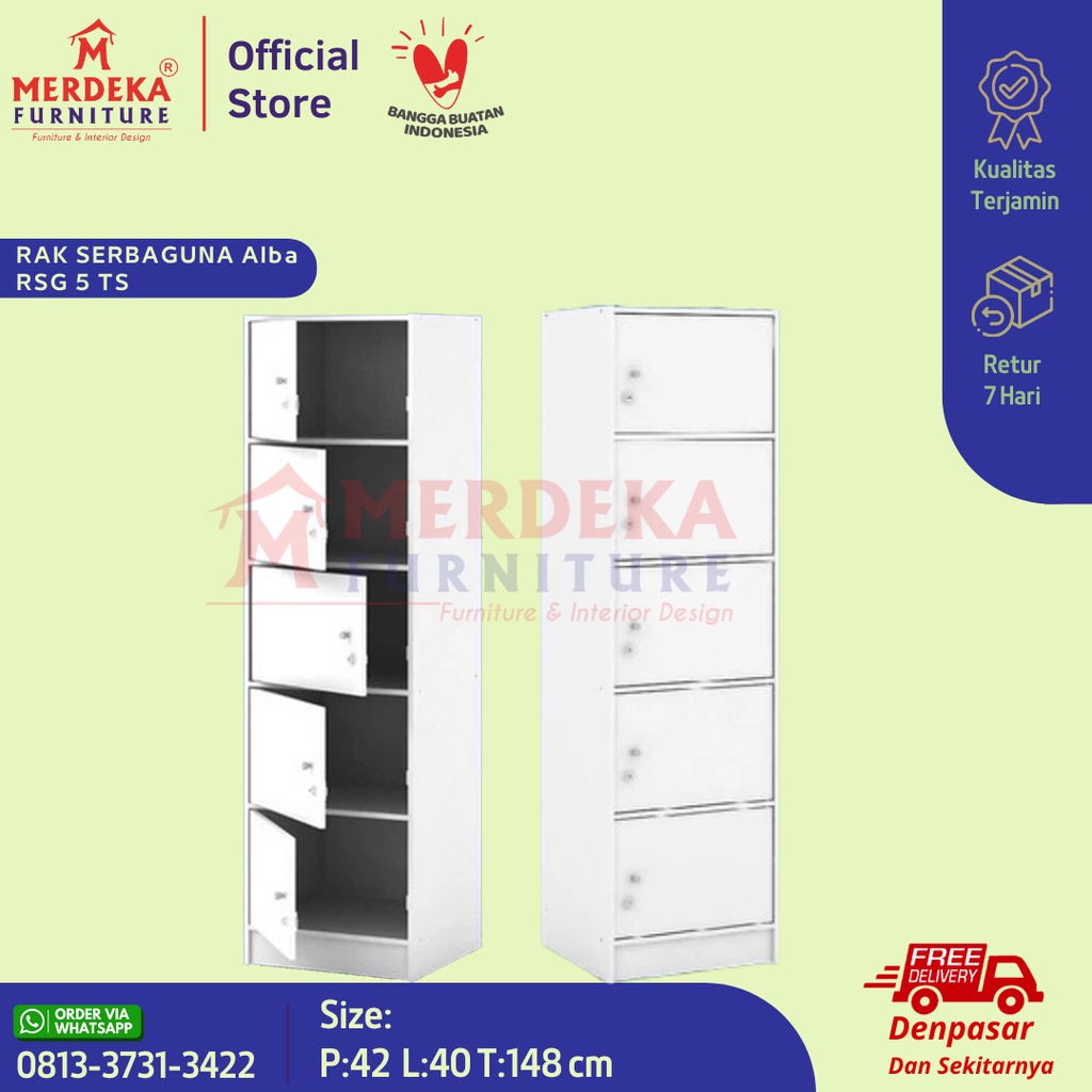Jual Rak Serbaguna | Lemari Susun Alba RSG 5 TS | Shopee Indonesia
