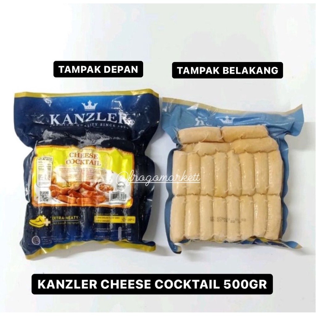 Jual Sosis Kanzler Cheese Cocktail 500gr | Shopee Indonesia