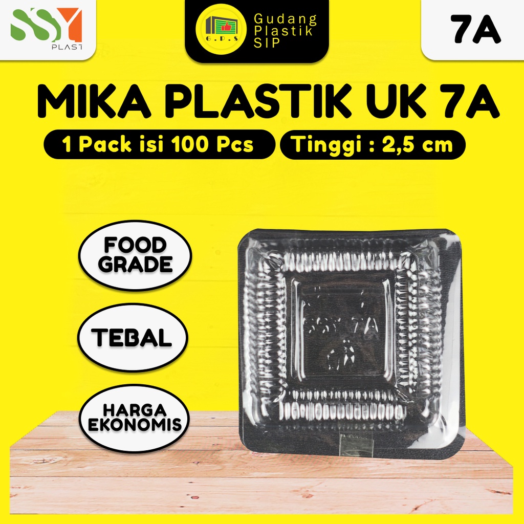 Jual Mika Kue UK 7A Bening isi 100 / Food Grade | Shopee Indonesia
