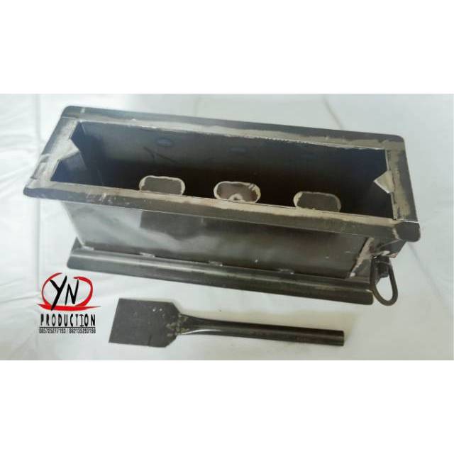 Jual Cetakan Batako uk.40x20x10cm (3 lubang) | Shopee Indonesia