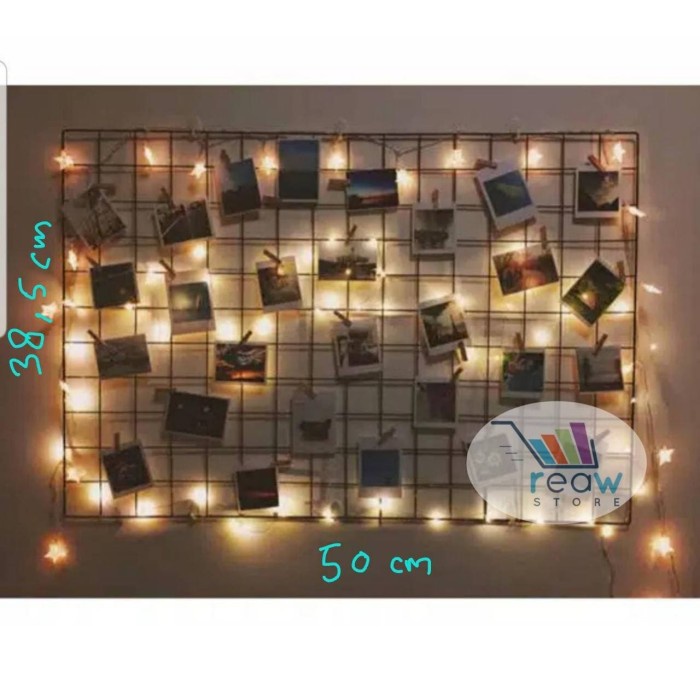 Jual Dinding-Hiasan- Hijang Wiremesh Rak Ram Gantungan Jaring Aksesoris ...