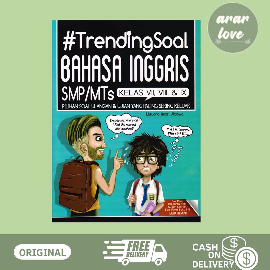 Jual BUKU #TRENDING SOAL BAHASA INGGRIS SMP/MTS KELAS VII, VIII, & IX ...