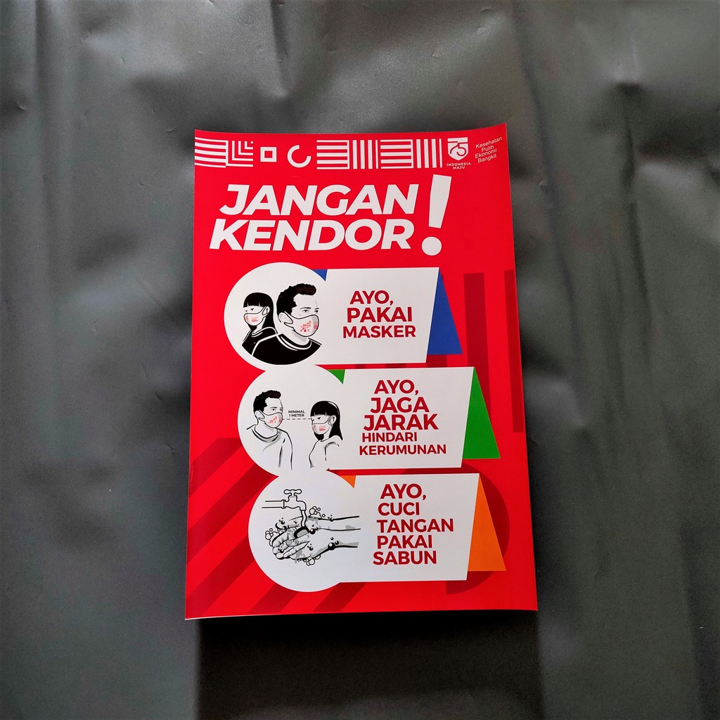 Jual Poster Jangan Kendor 3M | Poster Ayo Jangan Kendor 3M | Cegah ...