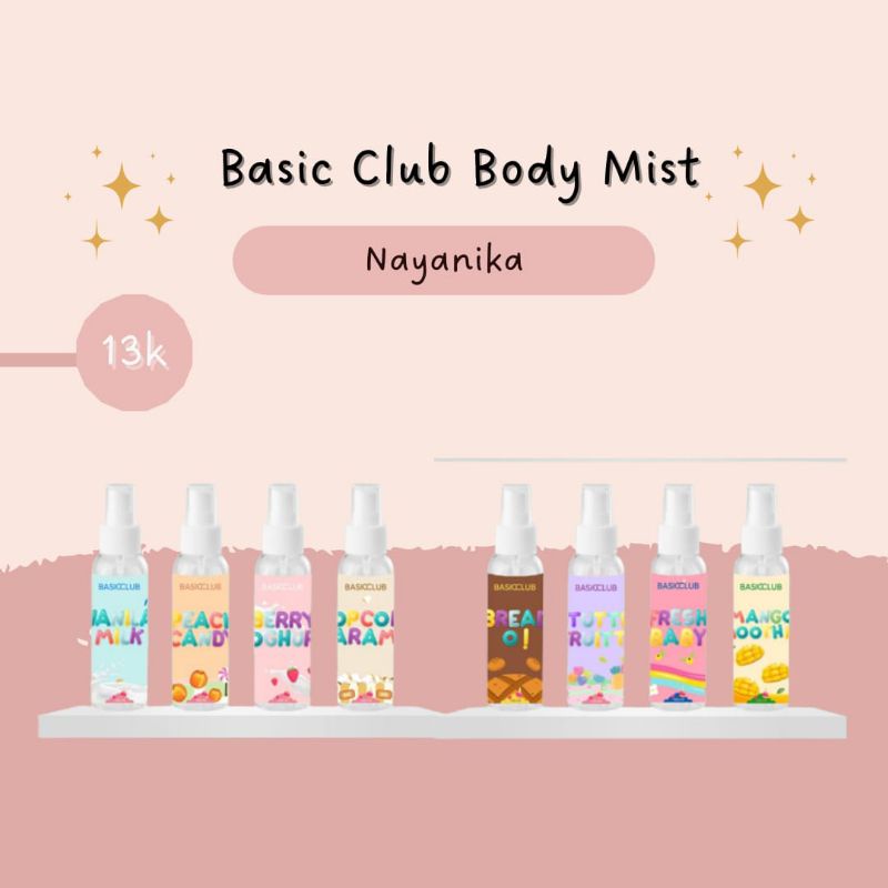 Jual Basicclub Body Mist Basic Club 100ml | Shopee Indonesia