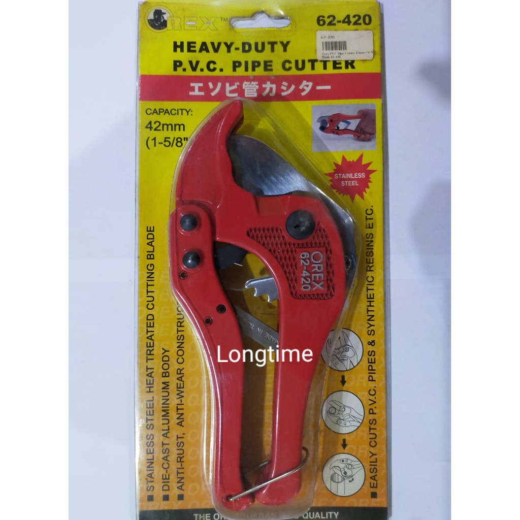 Jual Orex Pvc Pipe Cutter 42mm ( 1-5/8" )With Stainless Steel Blade 62 ...