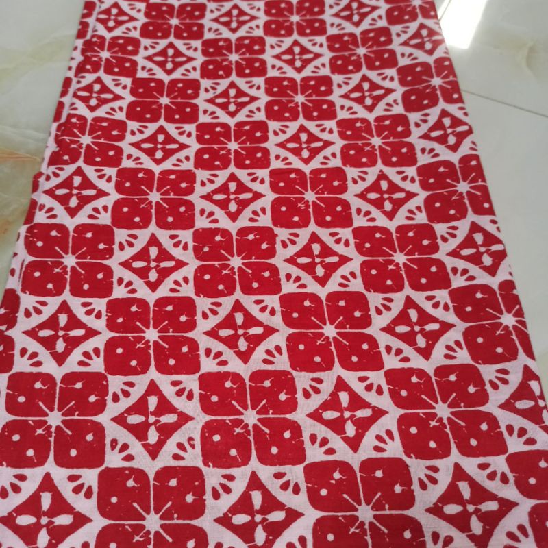 Jual crn kain batik merah putih kain merah putih seragam sekolah kain ...