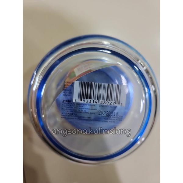 Jual Luminarc Stoples Kaca Toples Seal Rondo Ice Blue Jar (J1848) dan ...