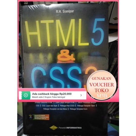 Jual Original HTML5 dan css3 belajar dari kasus bonus CD | Shopee Indonesia