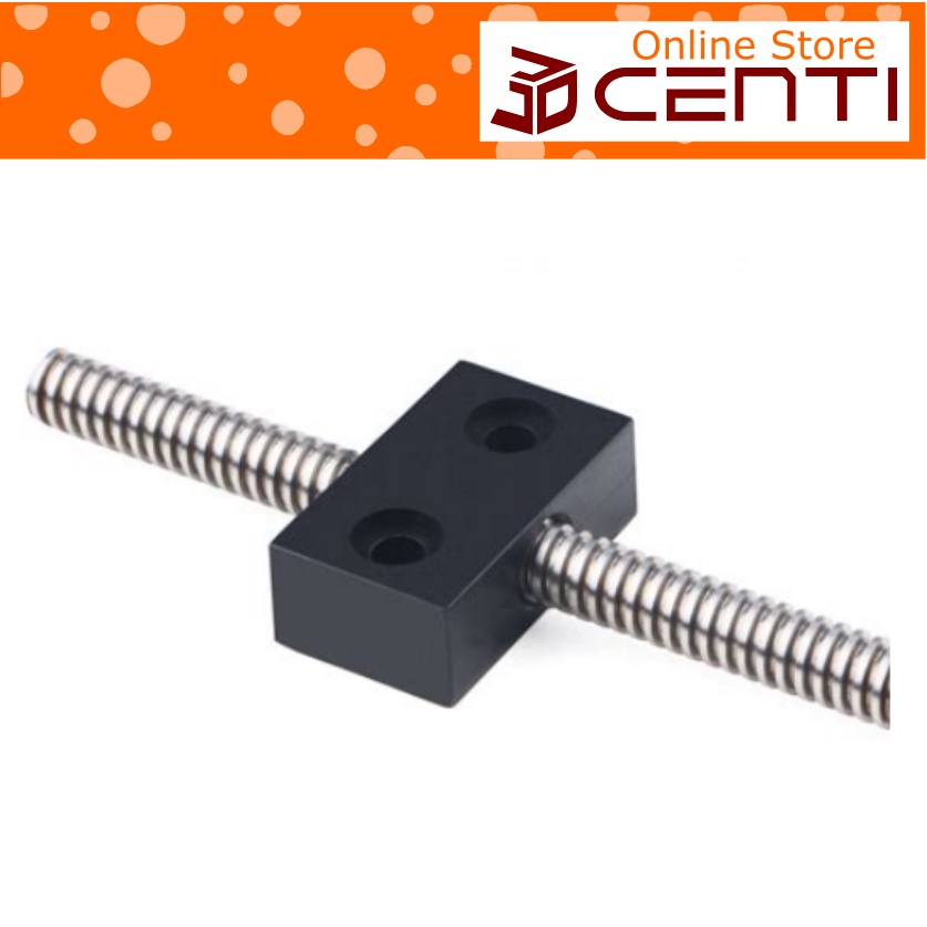 Jual Nut T openbuilds type anti-backlash block T8 screw 2mm 8mm lead 2mm pitch 1 start 4 start ...