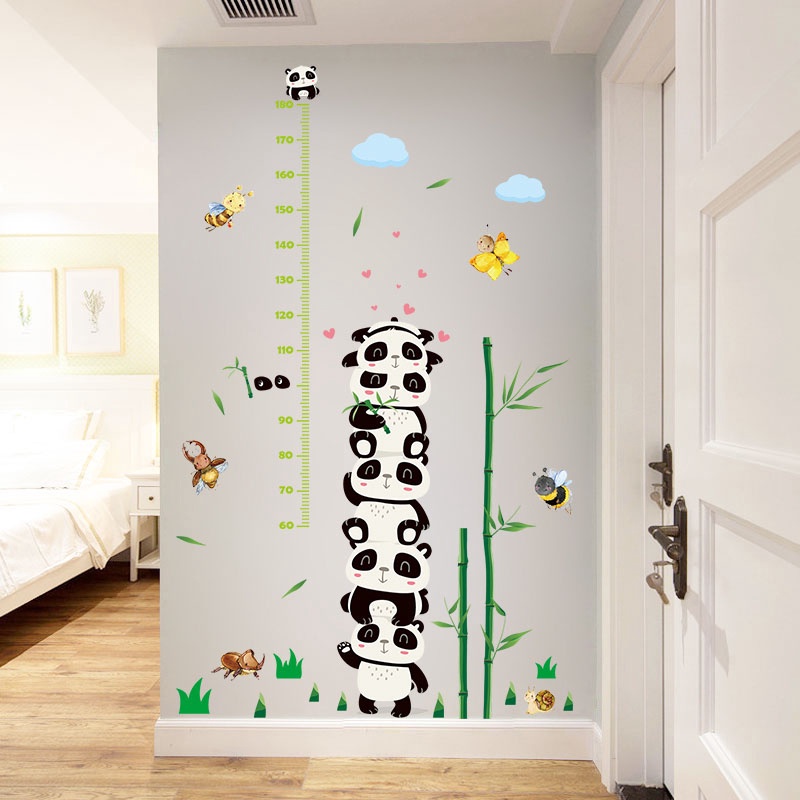 Jual METH XL8363 GROW UP CUTE PANDA 60X90 WALSTIKER WALLSTICKER WALL ...