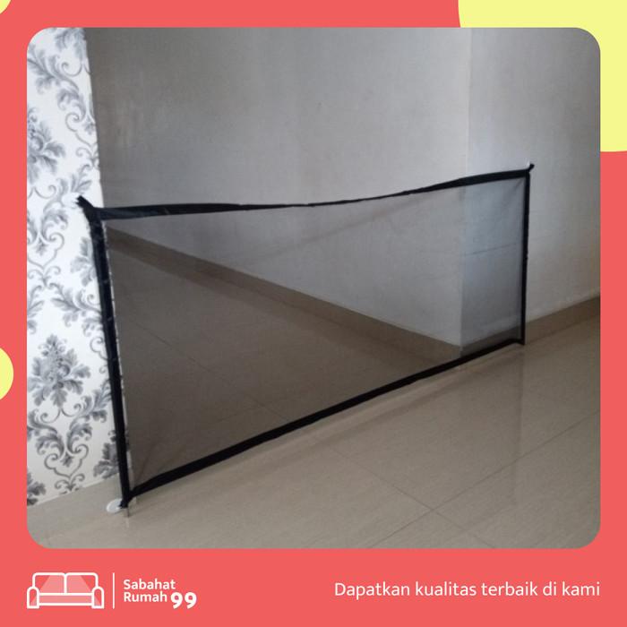 Jual Pintu Jaring Penghalang Pagar Binatang Kucing Anjing Magic Gate ...