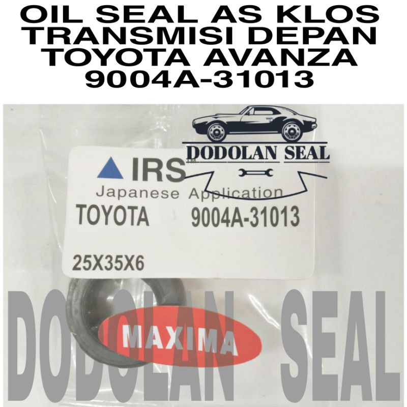 Jual OIL SEAL AS KLOS TRANSMISI DEPAN TOYOTA AVANZA 9004A-31013 ...