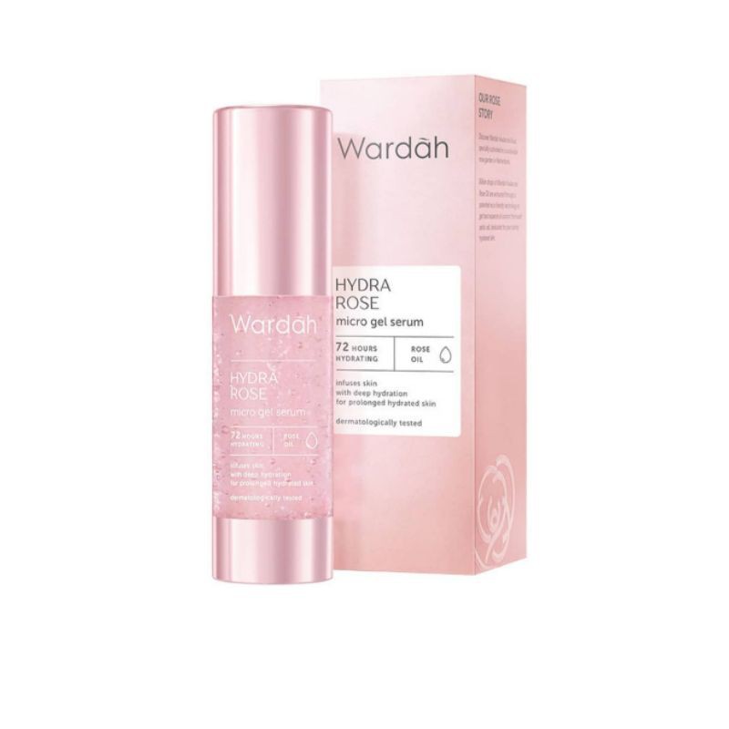 Jual Wardah hydra rose micro Gel serum 30ml | Shopee Indonesia