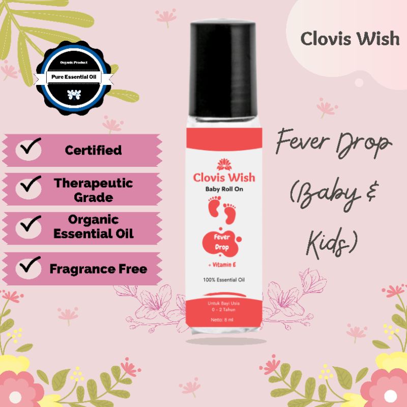 Jual Clovis Wish Fever Drop Penurun Demam Panas Anak altrn cessa Anti ...