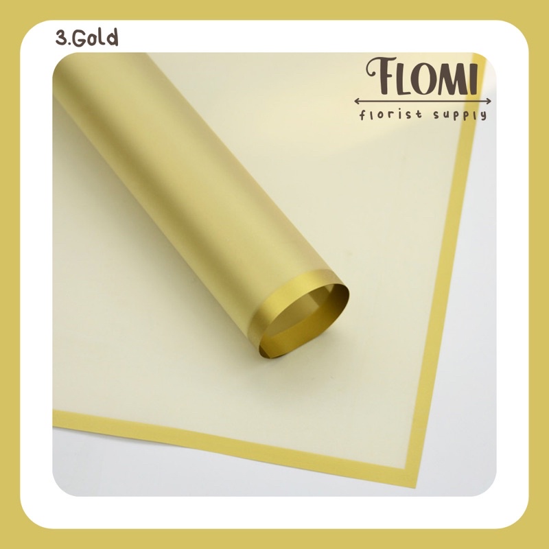 Jual 5 lbr / Sinowrap Wrapping paper Color Frame / Wrapping paper polos ...